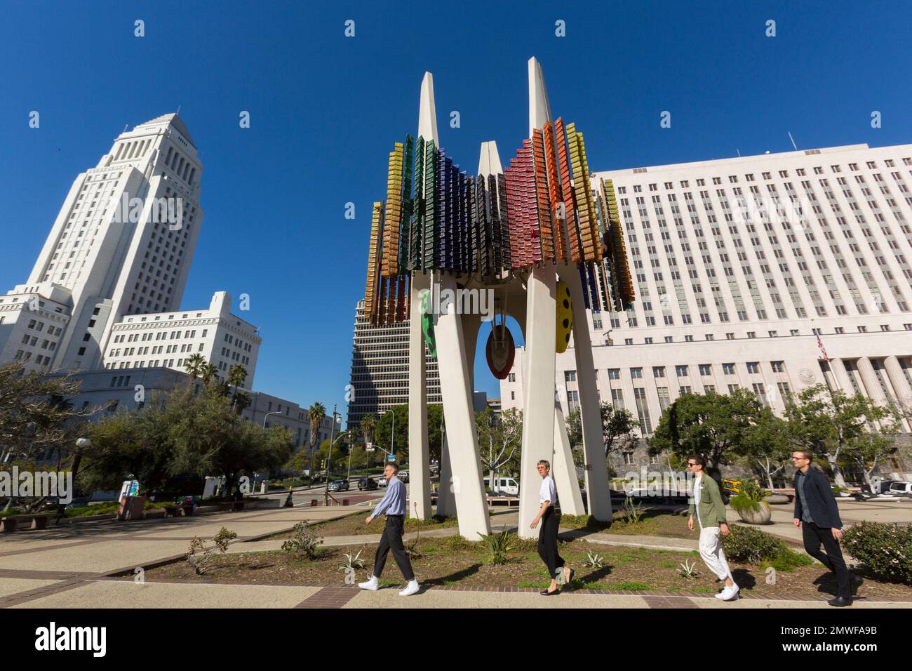 In this Wednesday, Feb. 1, 2017, photo members of the Triforium project ...