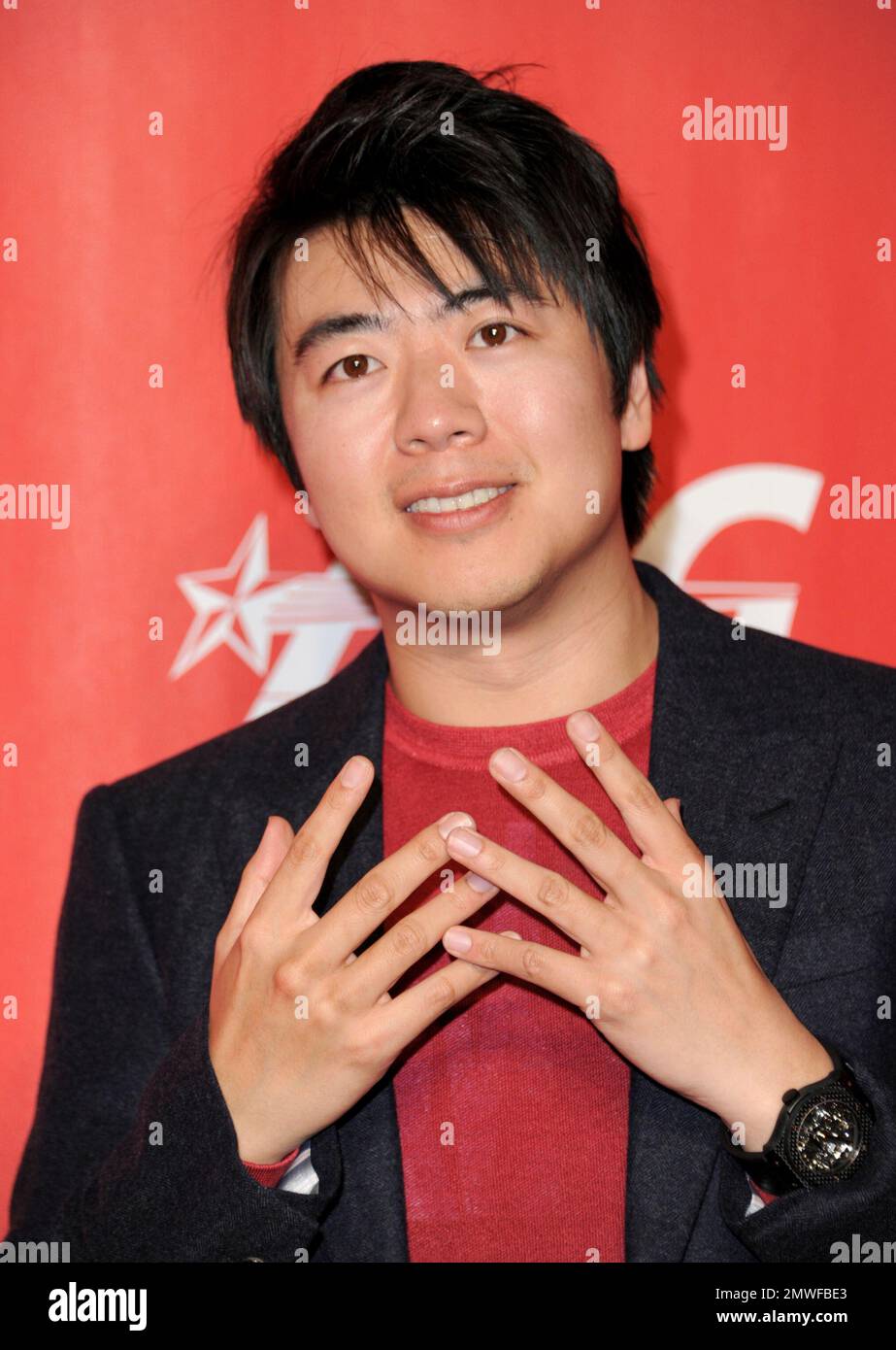 Lang Lang arrives at the MusiCares Person of the Year tribute honoring ...