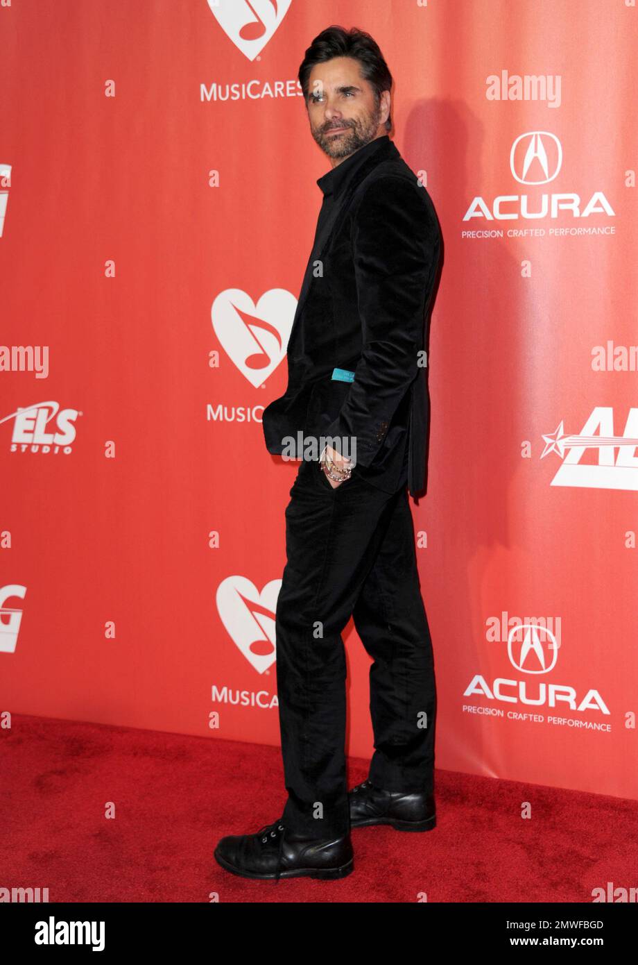 John Stamos arrives at the MusiCares Person of the Year tribute ...