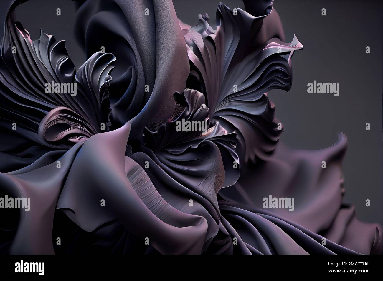 Black velvet fabric surface abstract background. Decorative vintage ...