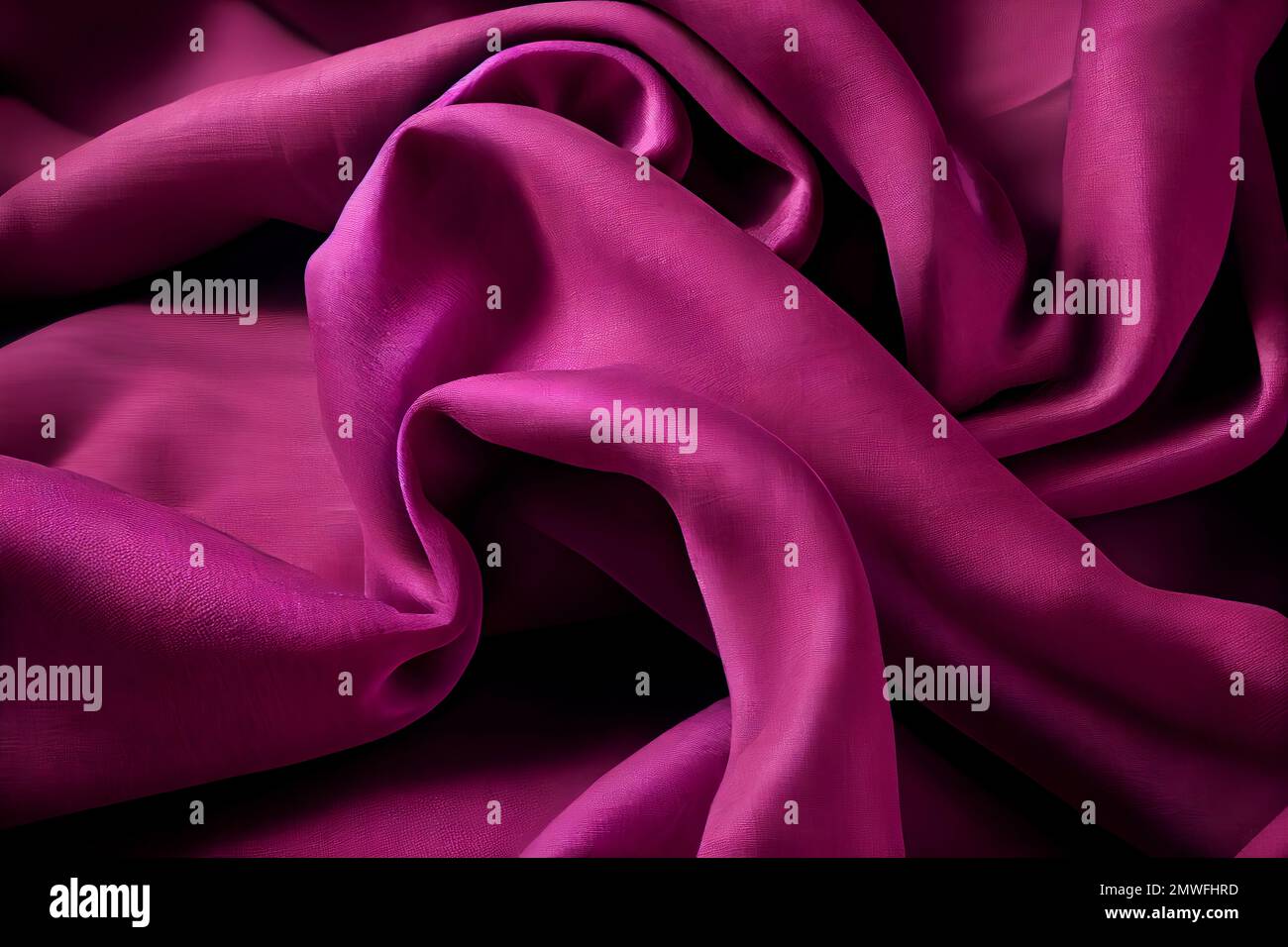 Magenta linen fabric surface abstract background. Decorative cloth ...