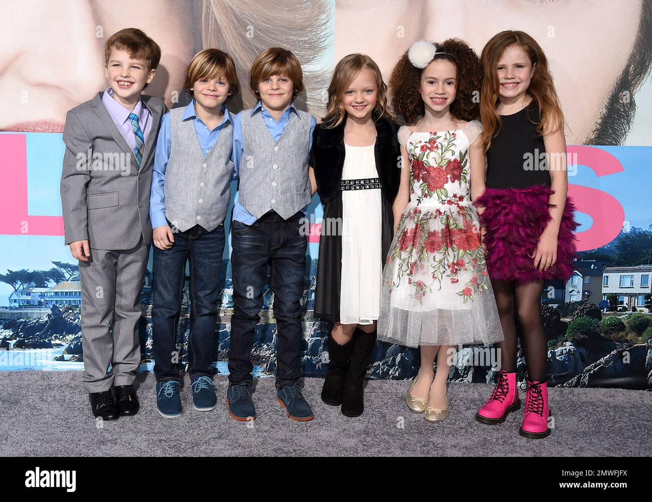 Iain Armitage, from left, Nicholas Crovetti, Cameron Crovetti, Ivy ...