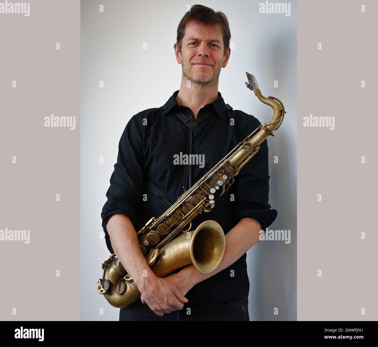 This Oct. 11, 2016 photo shows saxophonist Donny McCaslin after an ...