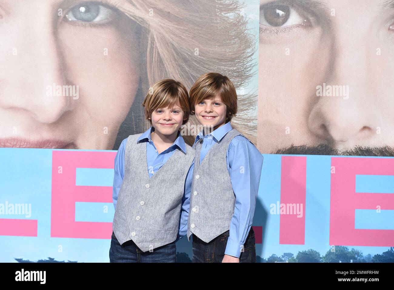 Nicholas Crovetti, left, and Cameron Crovetti arrive at the Los Angeles ...