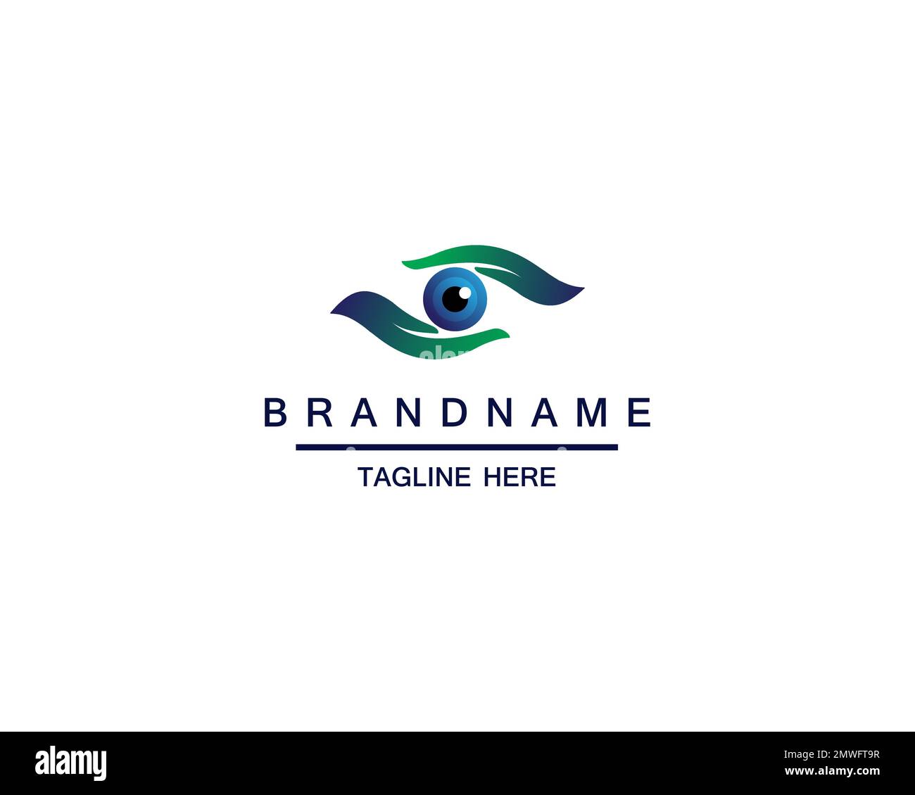 Creative Care Eye Concept Logo Design Template, Eye Care logo design ...