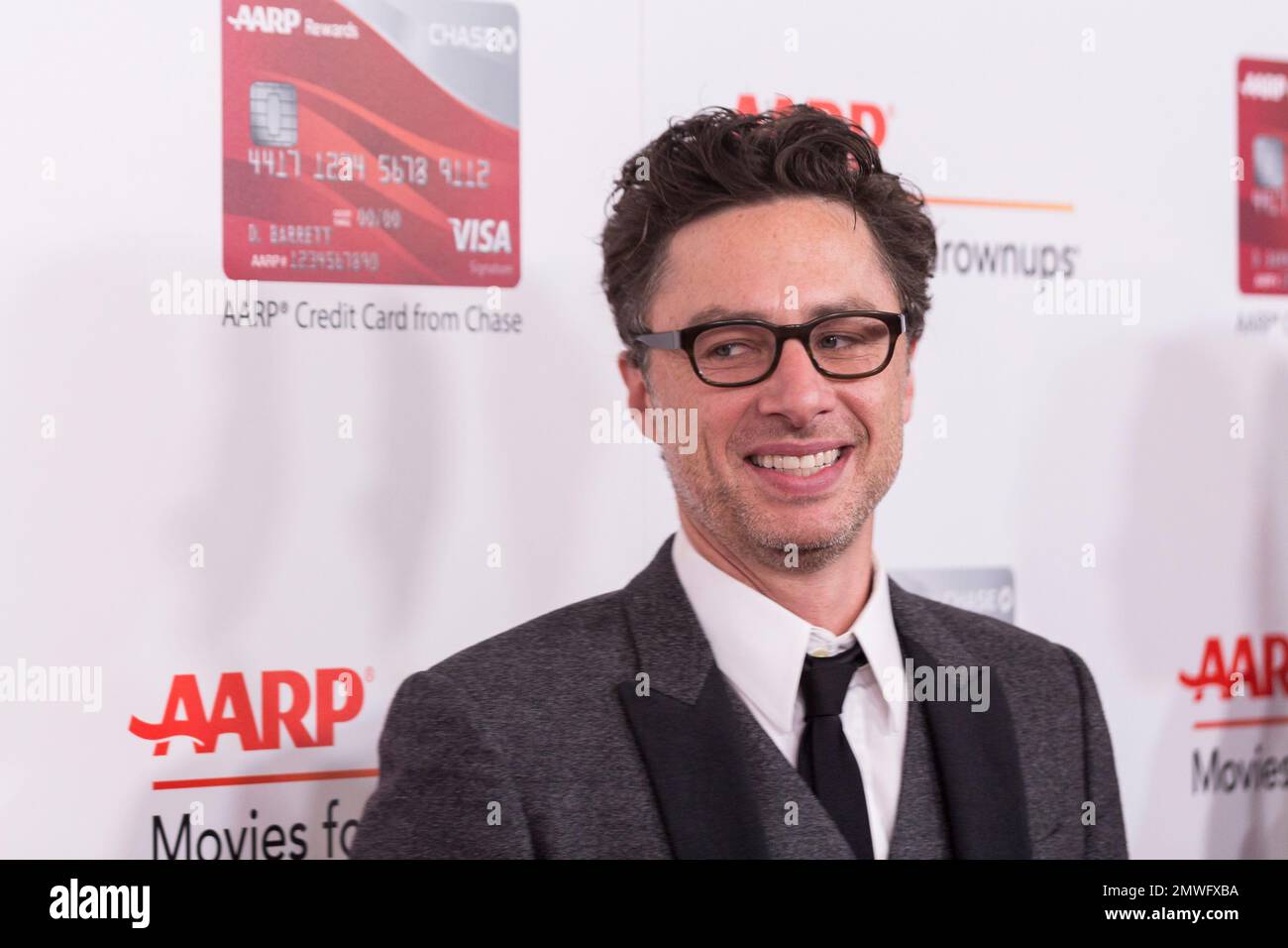 Zack Braff arrives at the 16th Annual Movies for Grownups Awards at the ...