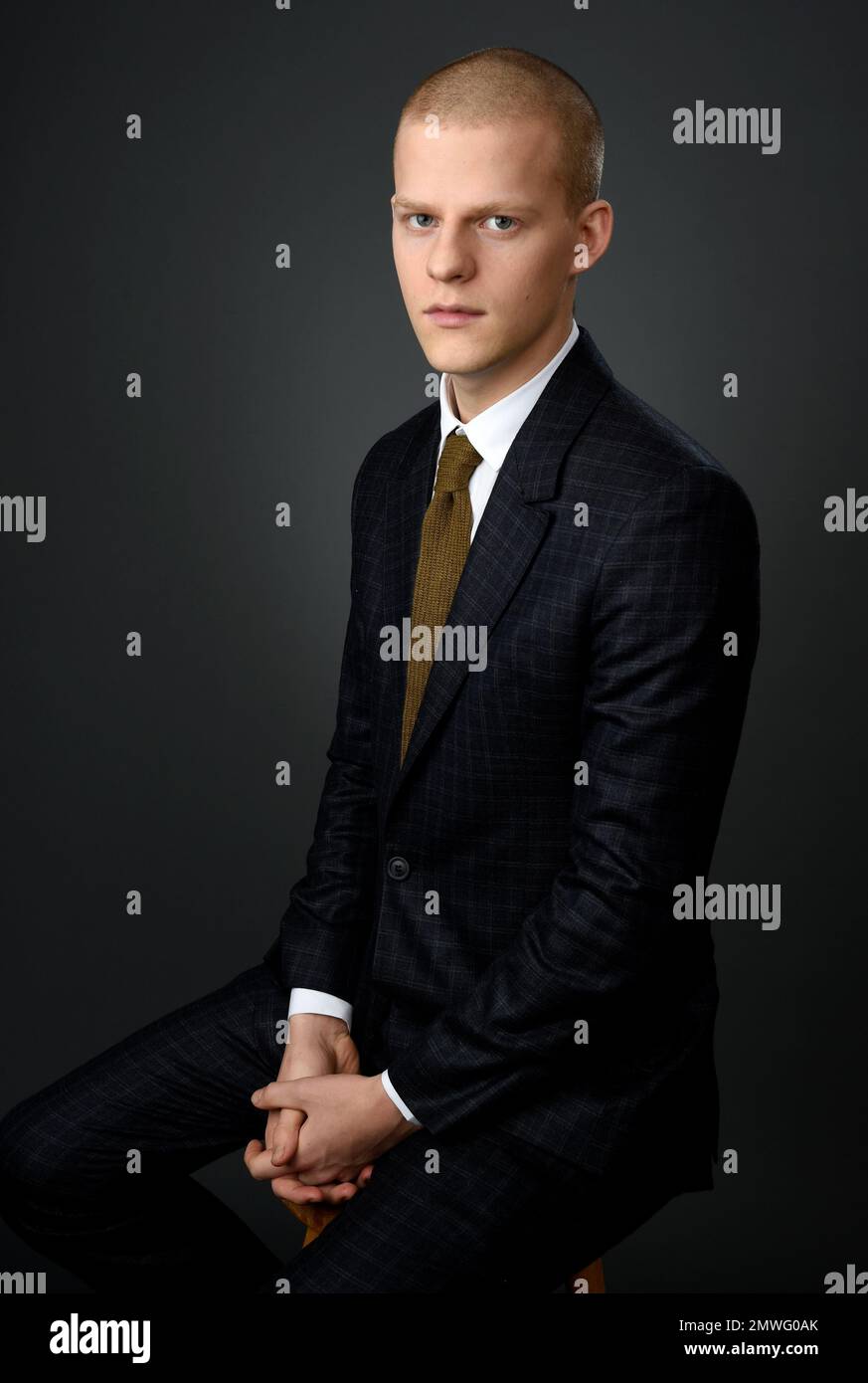 Lucas Hedges poses for a portrait at the 89th Academy Awards Nominees ...