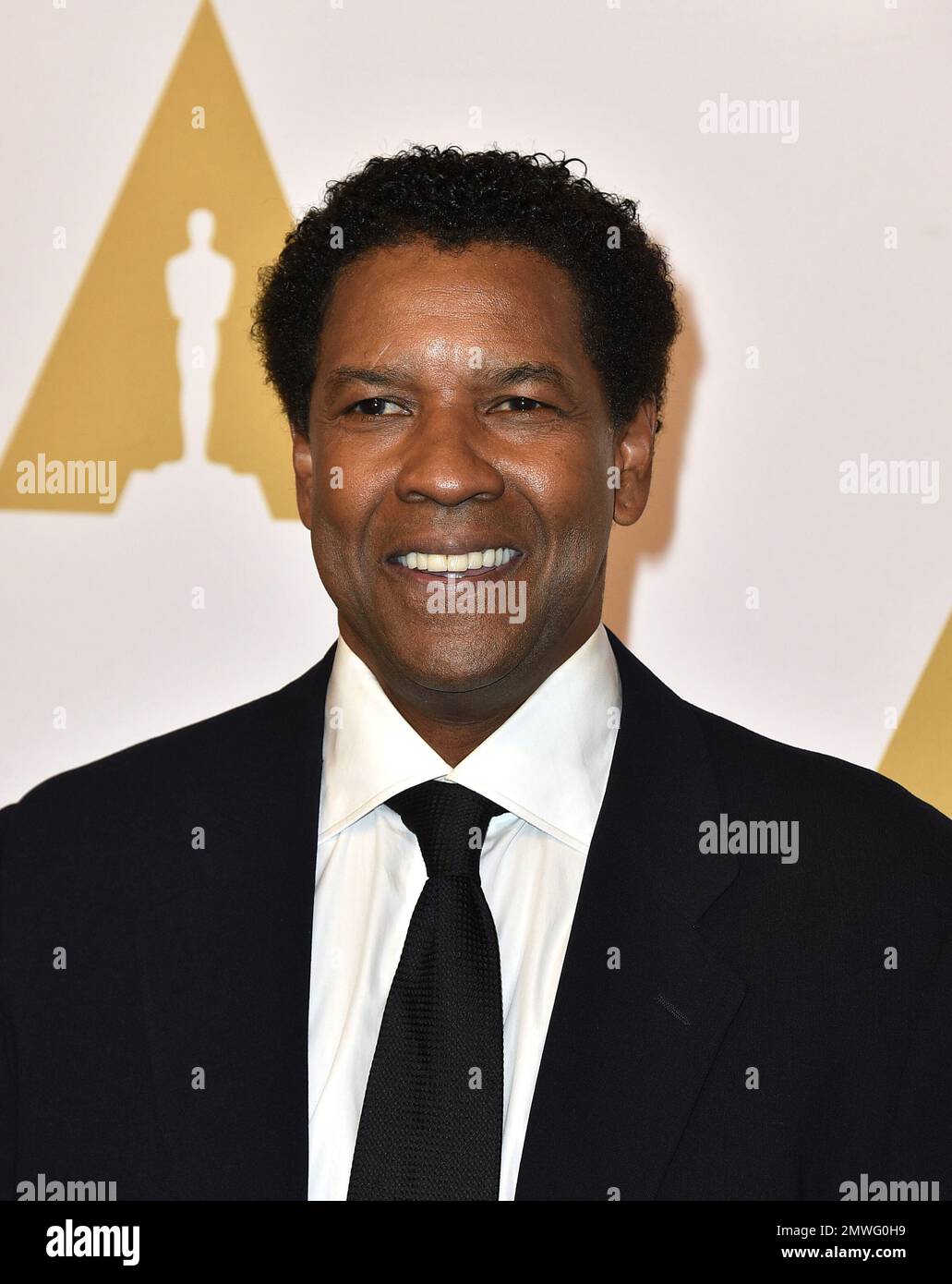Denzel Washington arrives at the 89th Academy Awards Nominees Luncheon ...