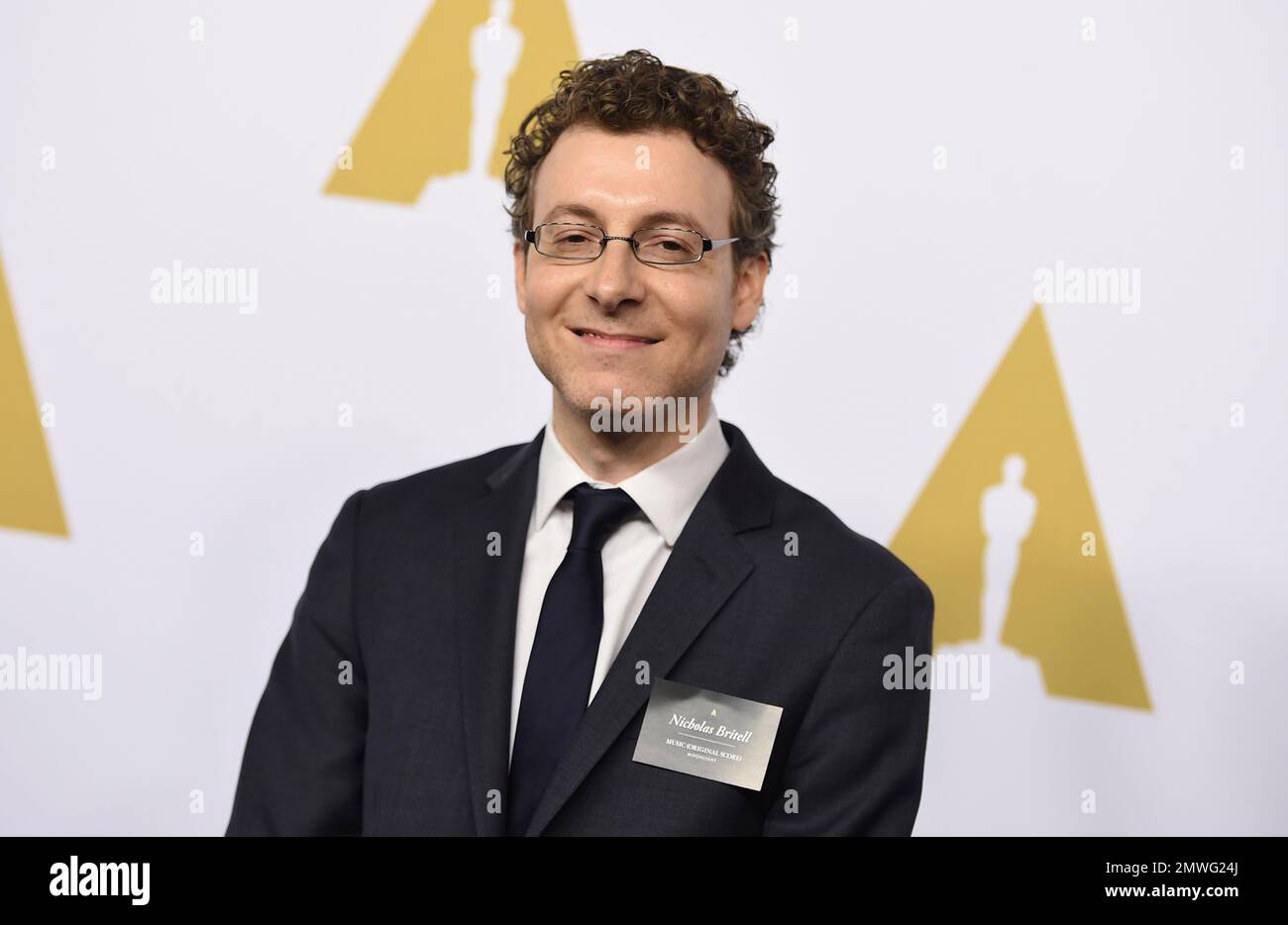 Nicholas Britell arrives at the 89th Academy Awards Nominees Luncheon ...