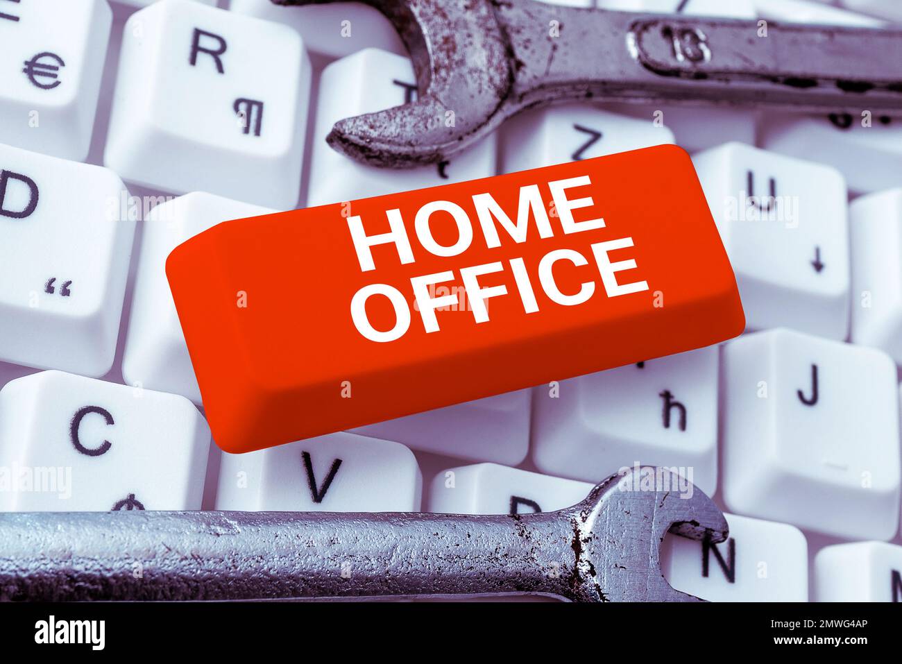 Conceptual display Home Office. Word for space designated in a person's ...