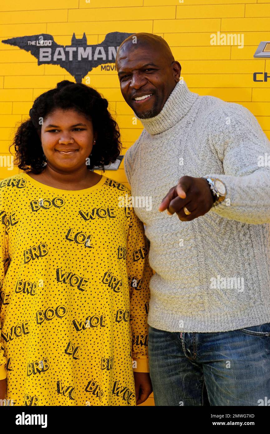 Terry Crews, right, and Wynfrey Crews arrive at the LA Premiere of "The ...