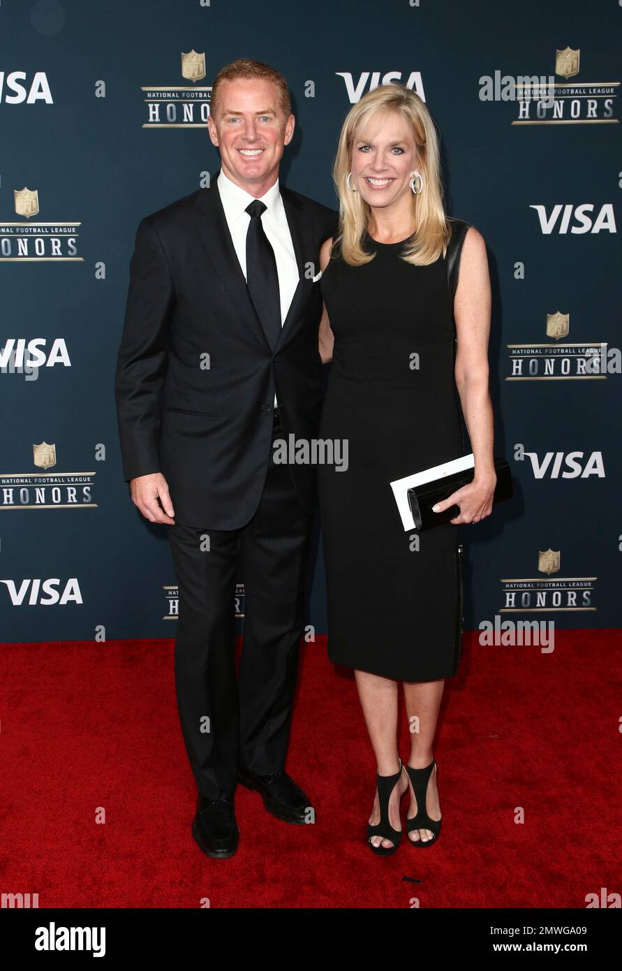 Dallas Cowboys coach Jason Garrett, left, and Brill Garrett arrive at ...