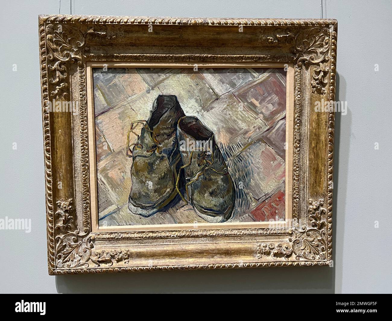 "Still Life of Old Peasants' Shoes, 1888. Vinvent van Gogh, oil on ...