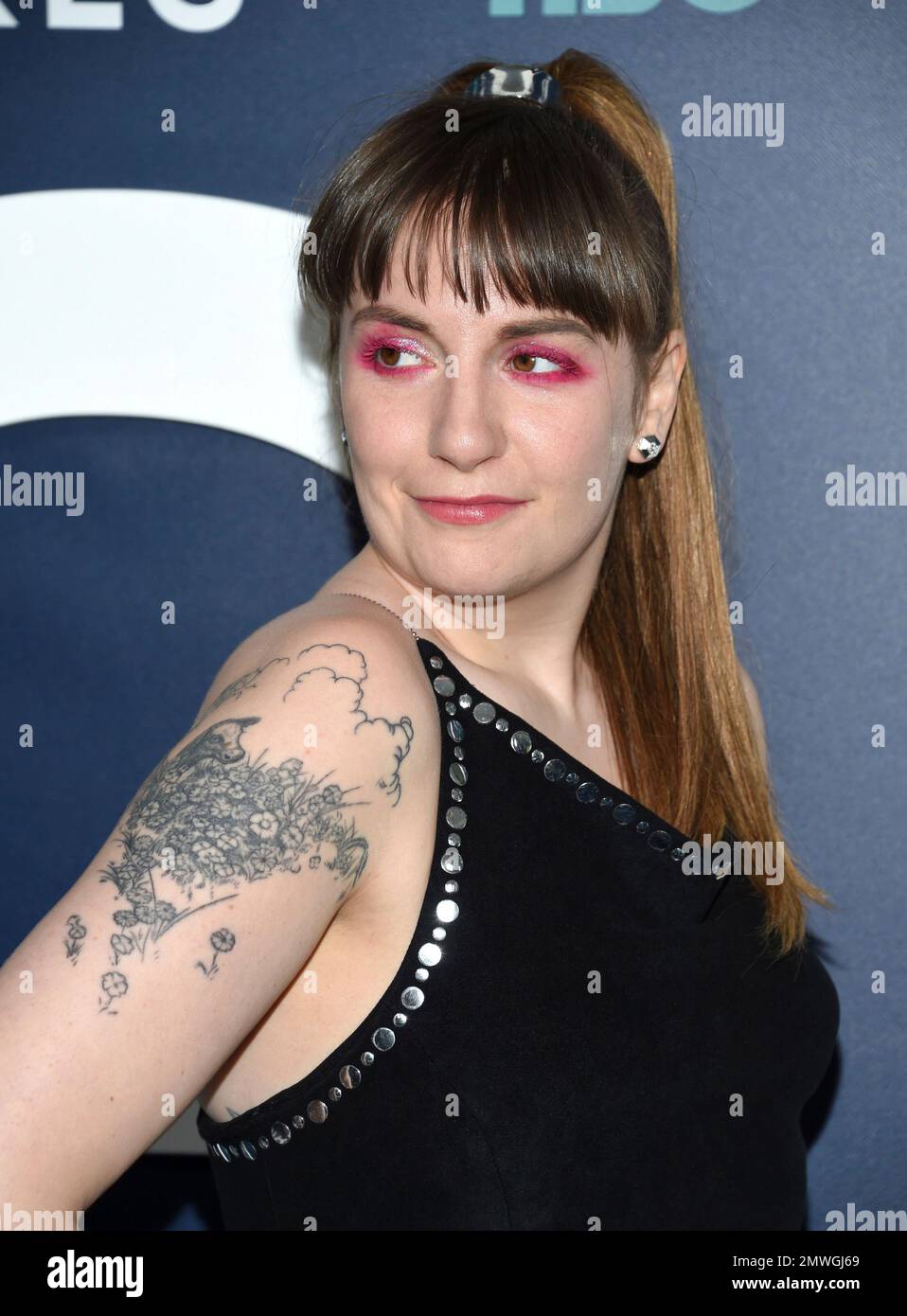 Executive producer and actress Lena Dunham attends the premiere of HBO ...