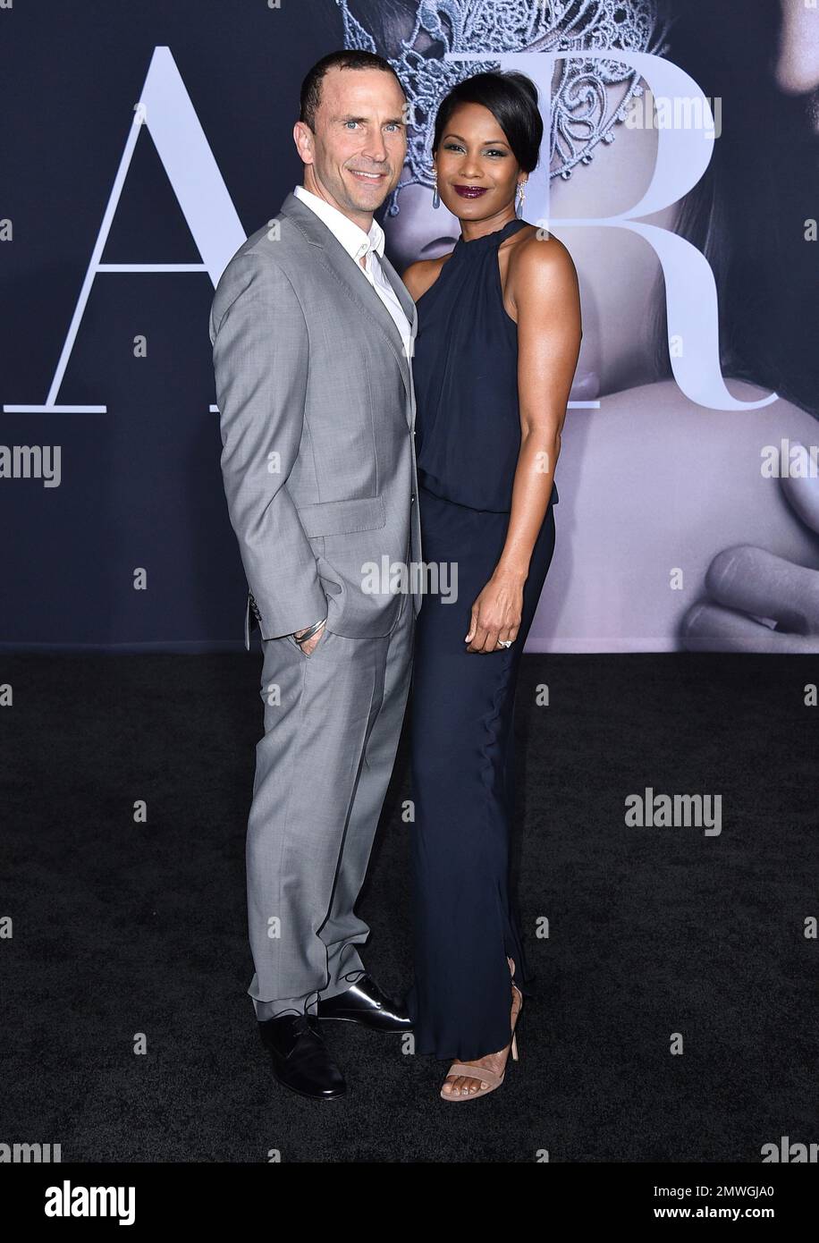 Eric Hayes, left, and Robinne Lee arrive at the Los Angeles premiere of ...