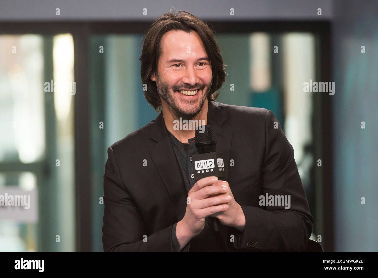 Keanu Reeves participates in the BUILD Speaker Series to discuss "John ...