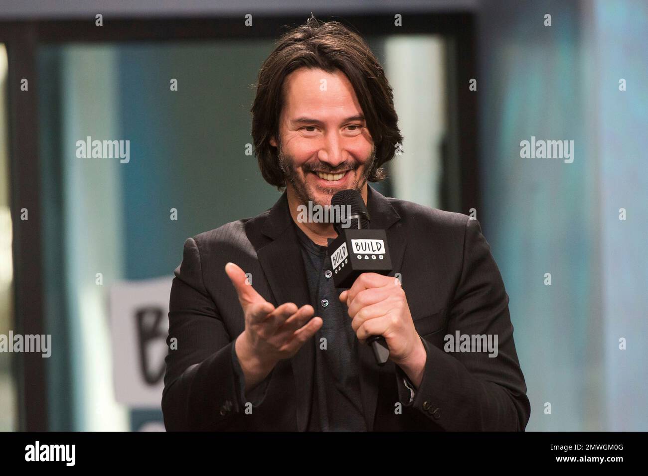 Keanu Reeves participates in the BUILD Speaker Series to discuss "John ...