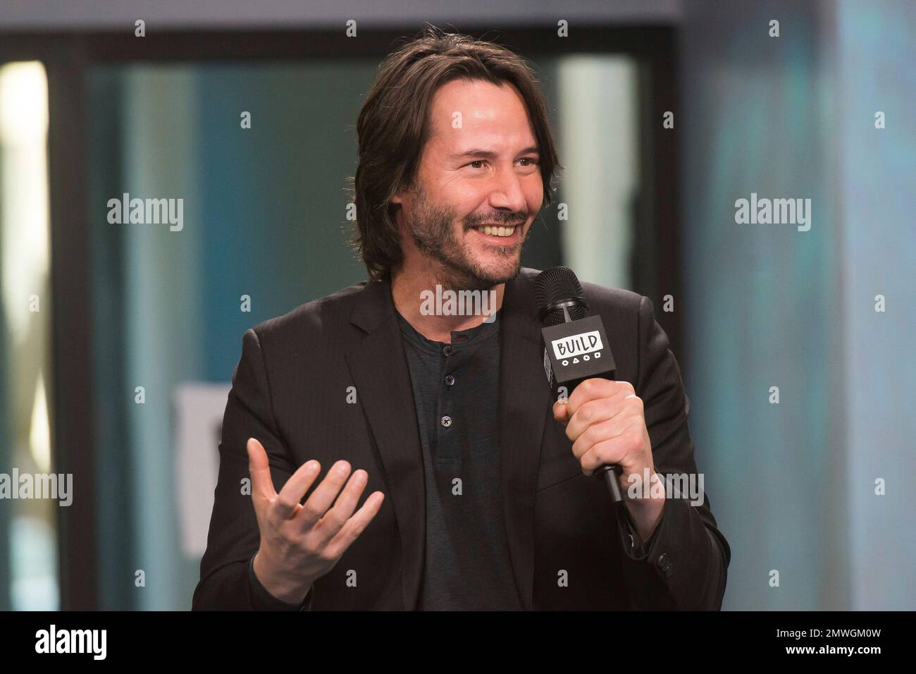 Keanu Reeves participates in the BUILD Speaker Series to discuss "John ...
