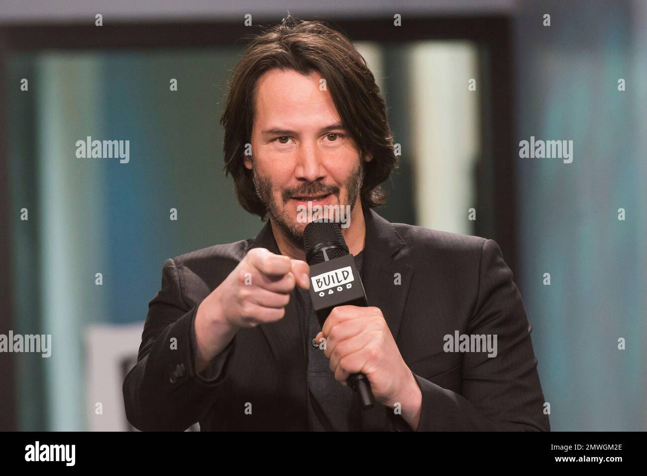 Keanu Reeves participates in the BUILD Speaker Series to discuss "John ...