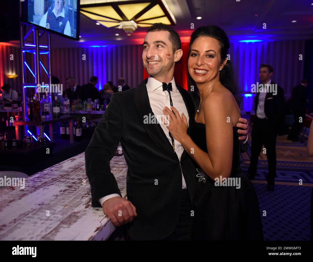 Old friends Nathali Parker, of Austin, Texas, and David Kramer, meet ...