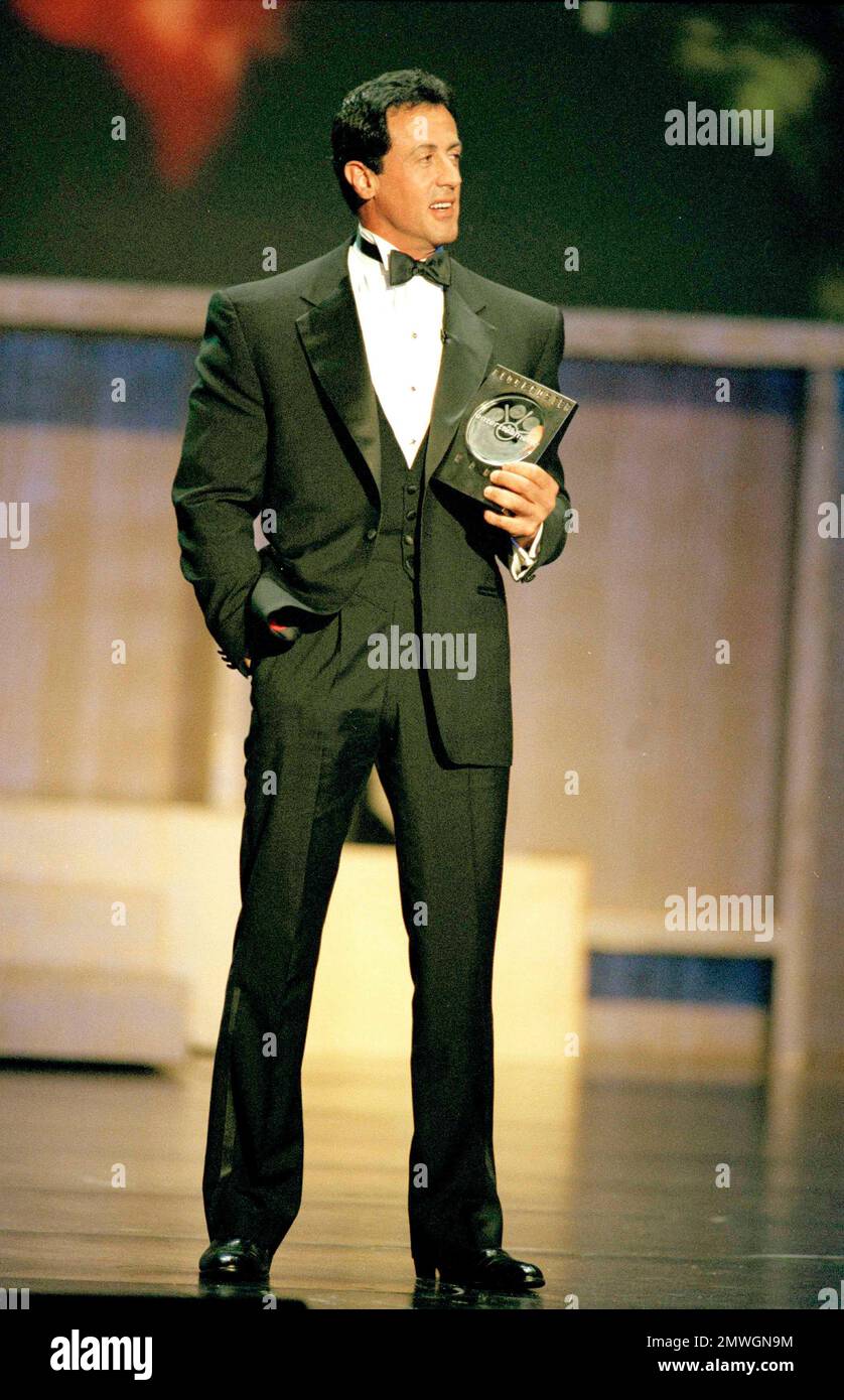 Film star Sylvester Stallone is pictured at the first Blockbuster ...