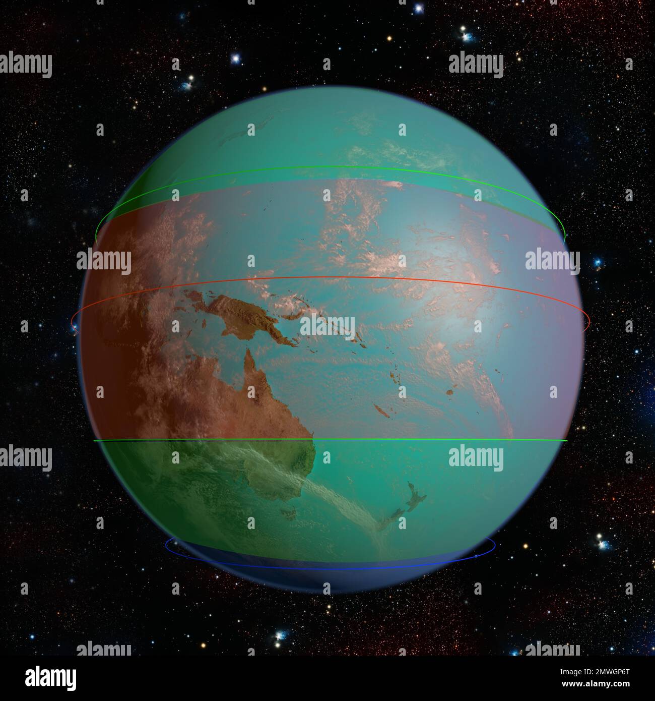 Earth climate zones, illustration Stock Photo - Alamy