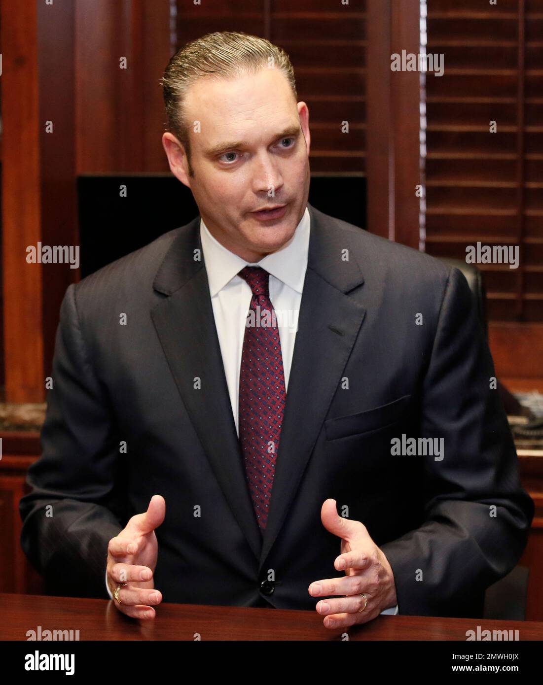 Oklahoma Speaker of the House Charles McCall, R-Atoka, is pictured ...