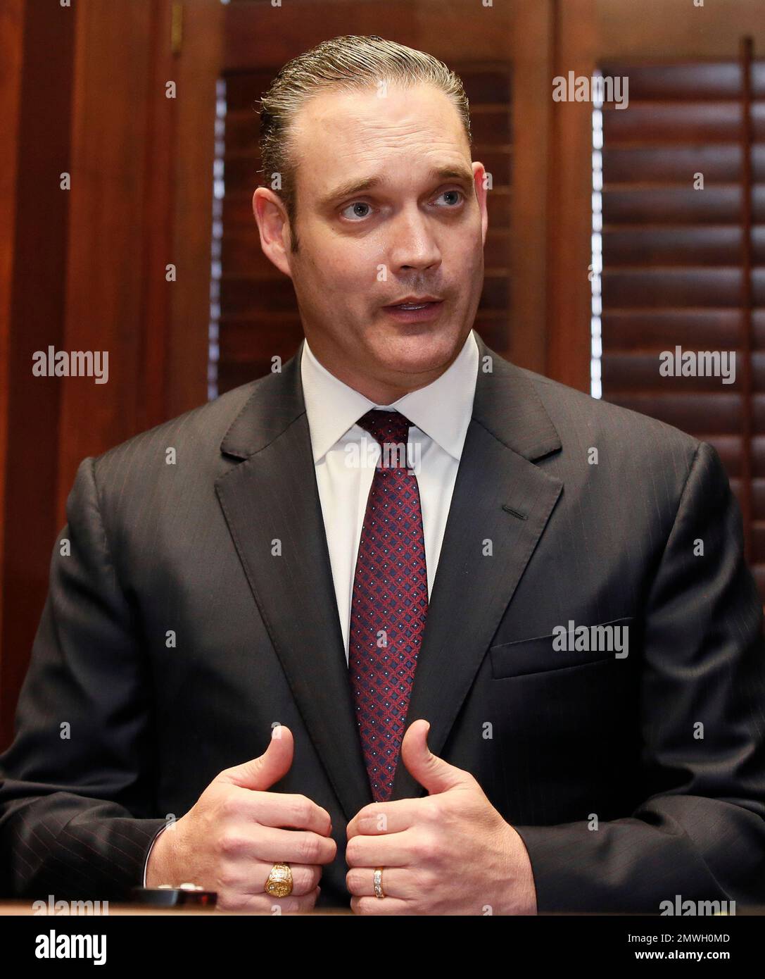 Oklahoma Speaker of the House Charles McCall, R-Atoka, is pictured ...