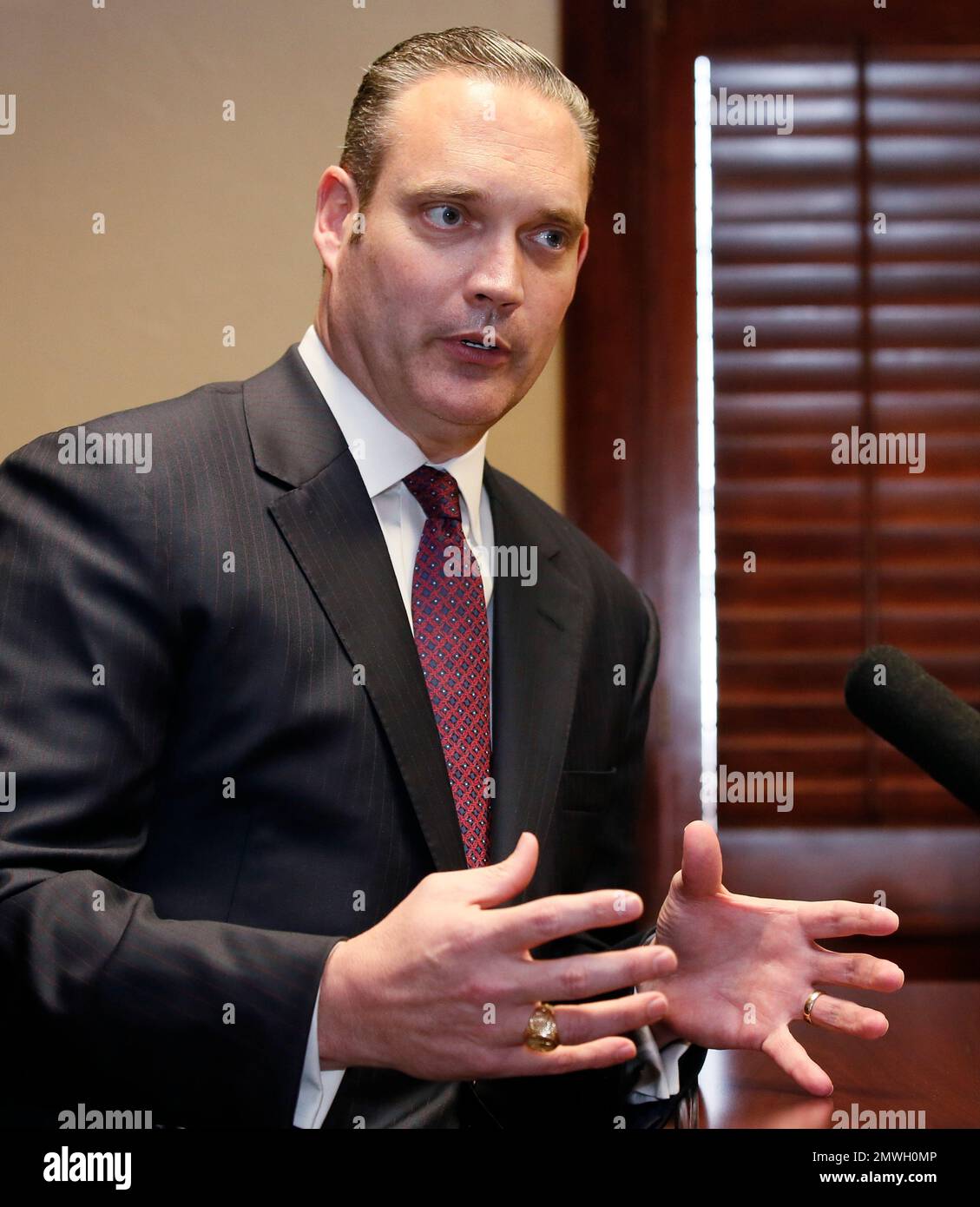 Oklahoma Speaker of the House Charles McCall, R-Atoka, is pictured ...