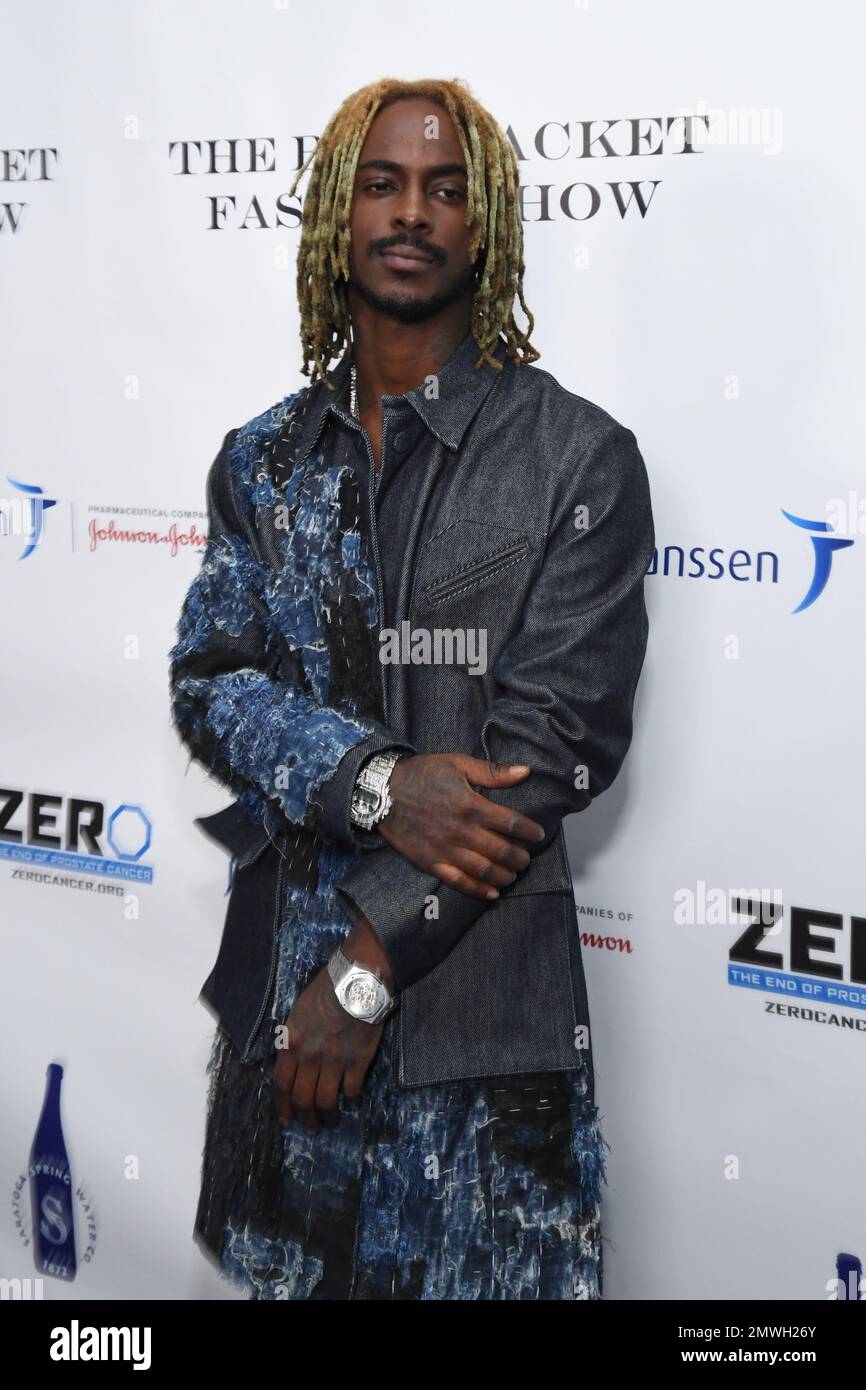 Clintn Lord attends the Seventh Annual Blue Jacket Fashion Show at ...