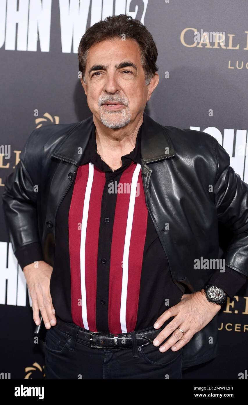 Joe Mantegna poses at the premiere of the film "John Wick: Chapter 2 ...