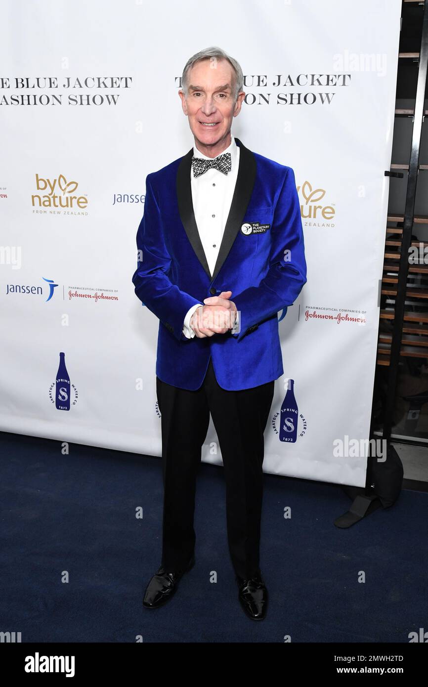 Bill Nye attends the Seventh Annual Blue Jacket Fashion Show at ...
