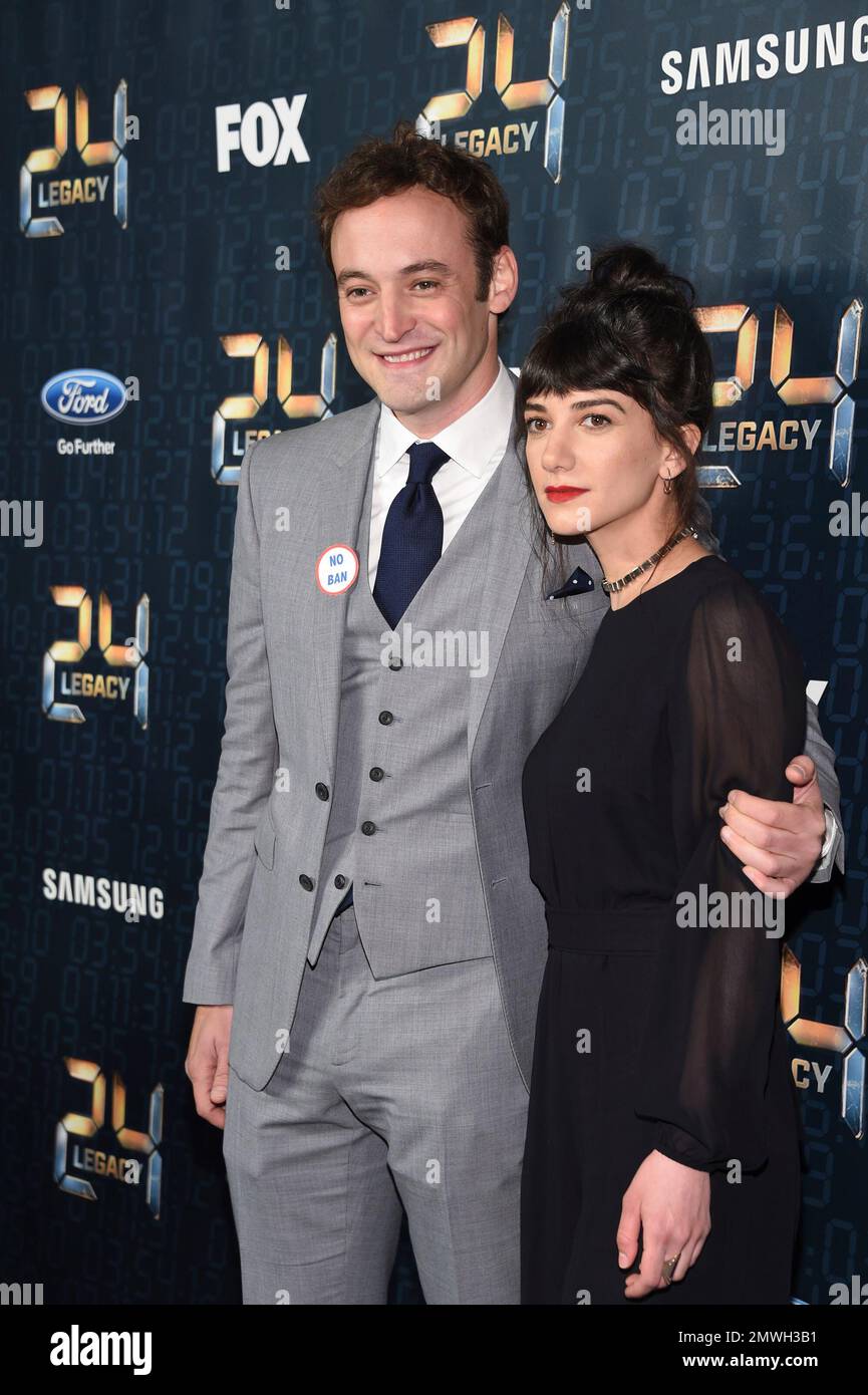 Actors Charlie Hofheimer, left, and Sheila Vand attend the season ...