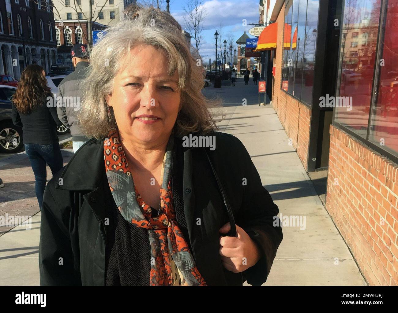 Joy Cadarette poses for a photo in Concord, N.H., Monday, Jan. 30, 2017 ...