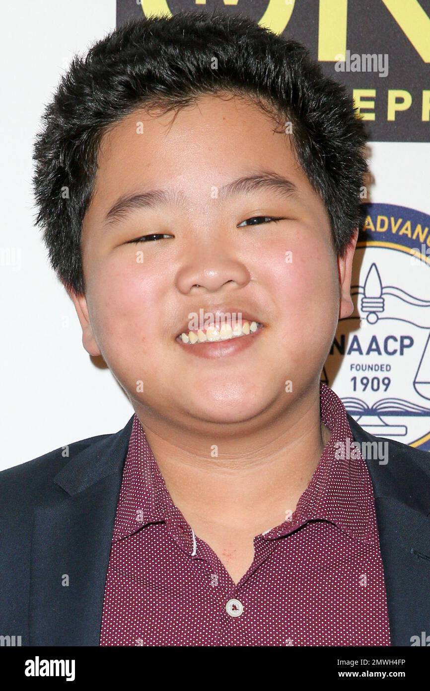 Hudson Yang arrives at the 48th NAACP Image Awards Nominees' Luncheon ...