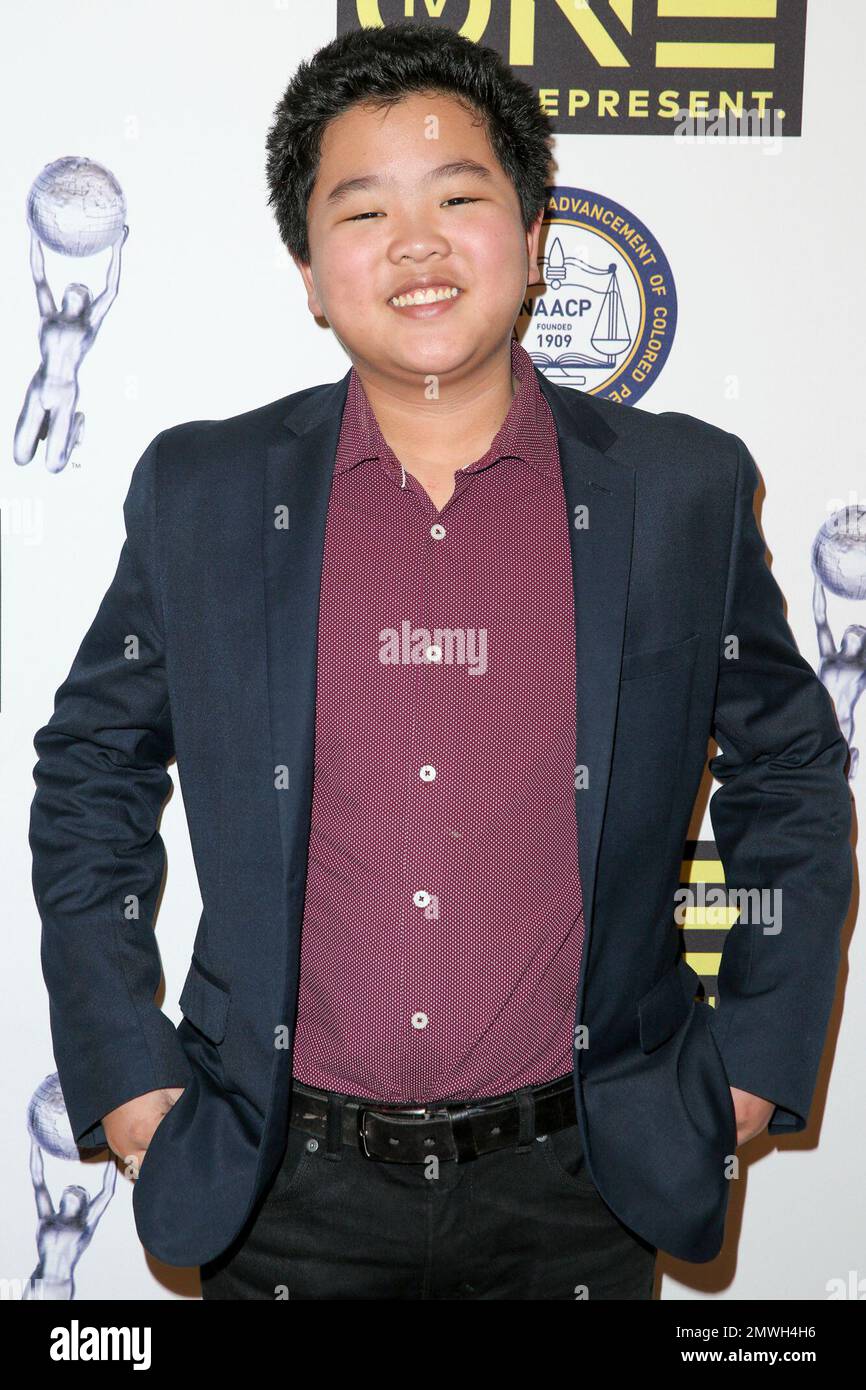 Hudson Yang arrives at the 48th NAACP Image Awards Nominees' Luncheon ...