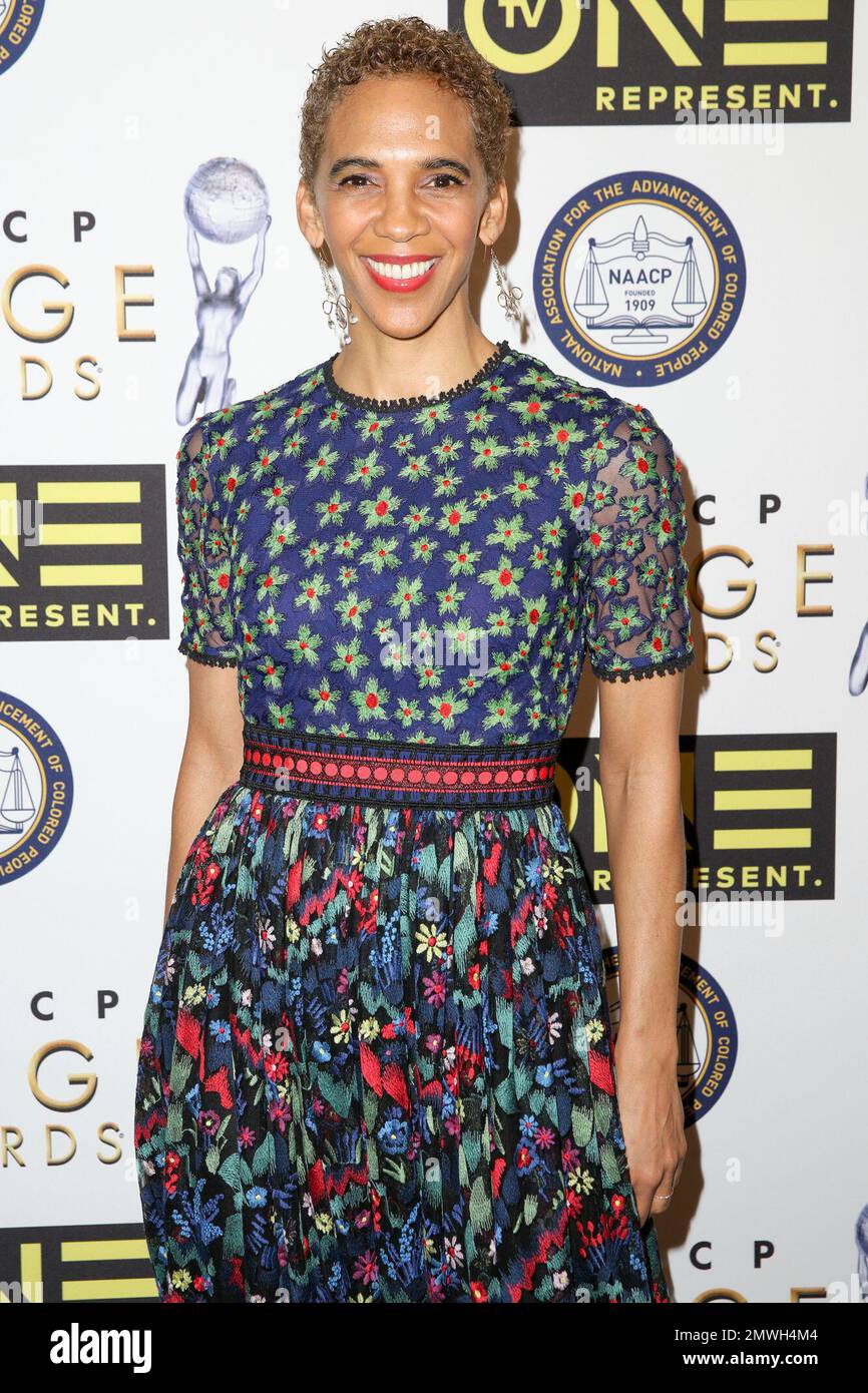 Marta Cunningham arrives at the 48th NAACP Image Awards Nominees ...