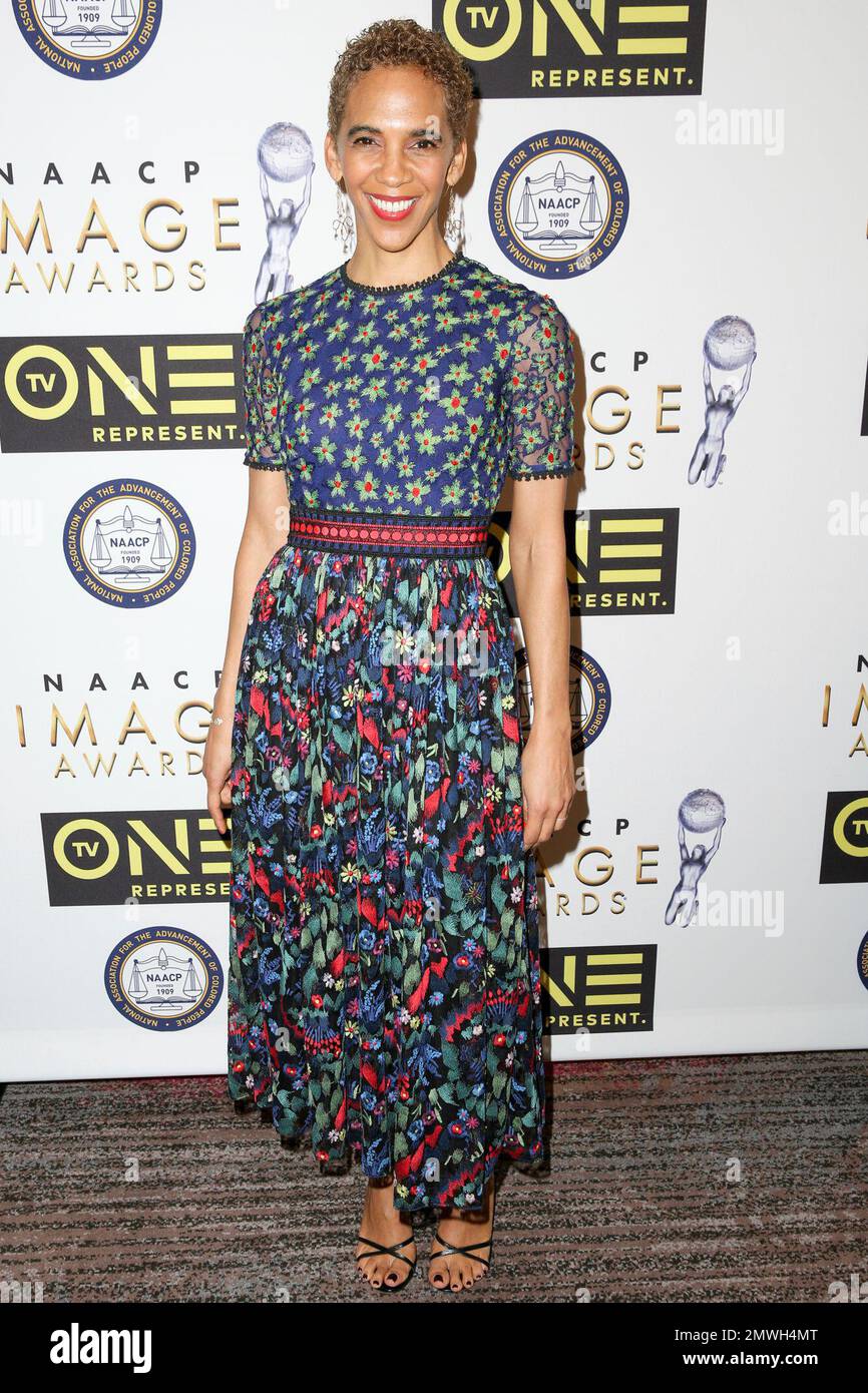 Marta Cunningham arrives at the 48th NAACP Image Awards Nominees ...