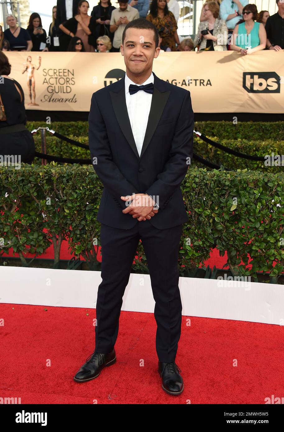 Jacob Anderson arrives at the 23rd annual Screen Actors Guild Awards at ...