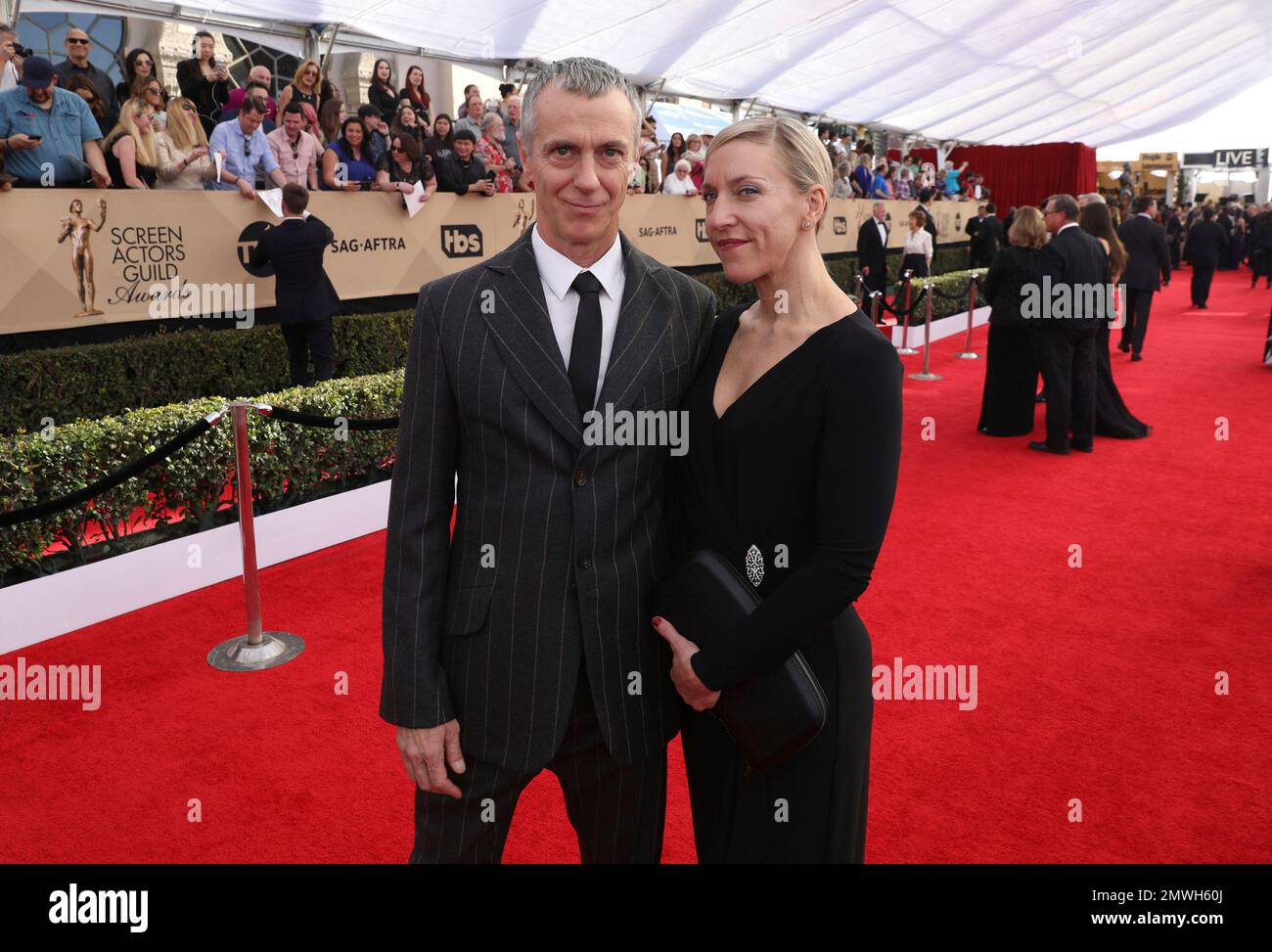 Mark Steger, left, and guest arrive at the 23rd annual Screen Actors ...