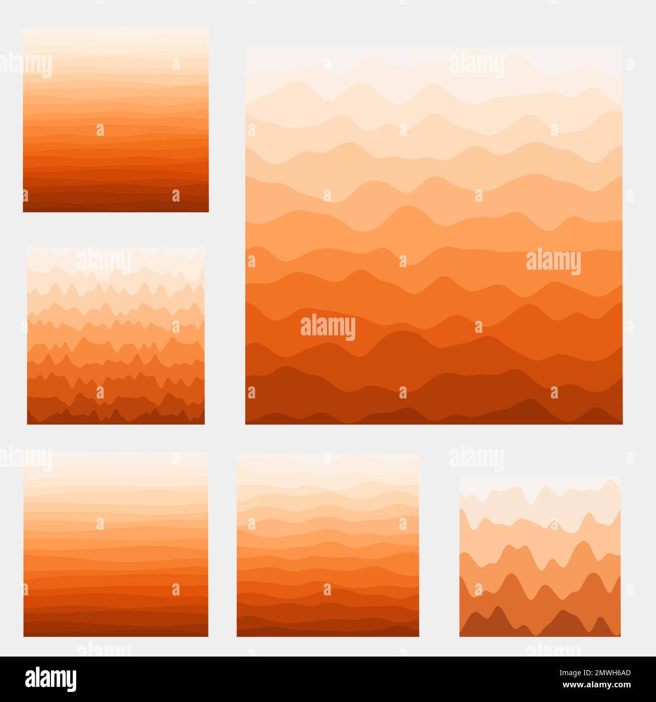 Abstract wavy pattern in vibrant Stock Vector Images - Alamy