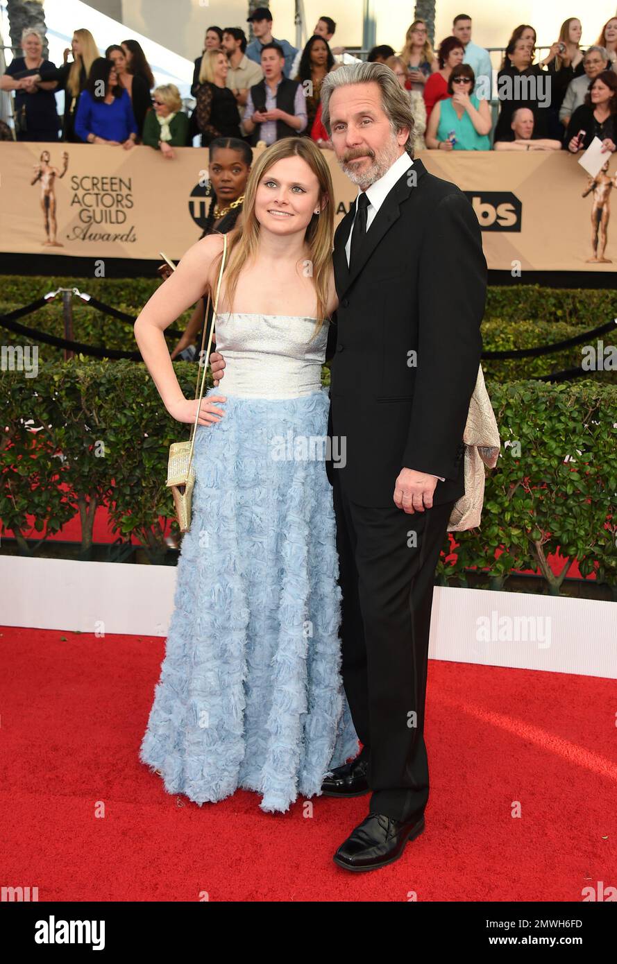 Mary Cole, left, and Gary Cole arrive at the 23rd annual Screen Actors ...