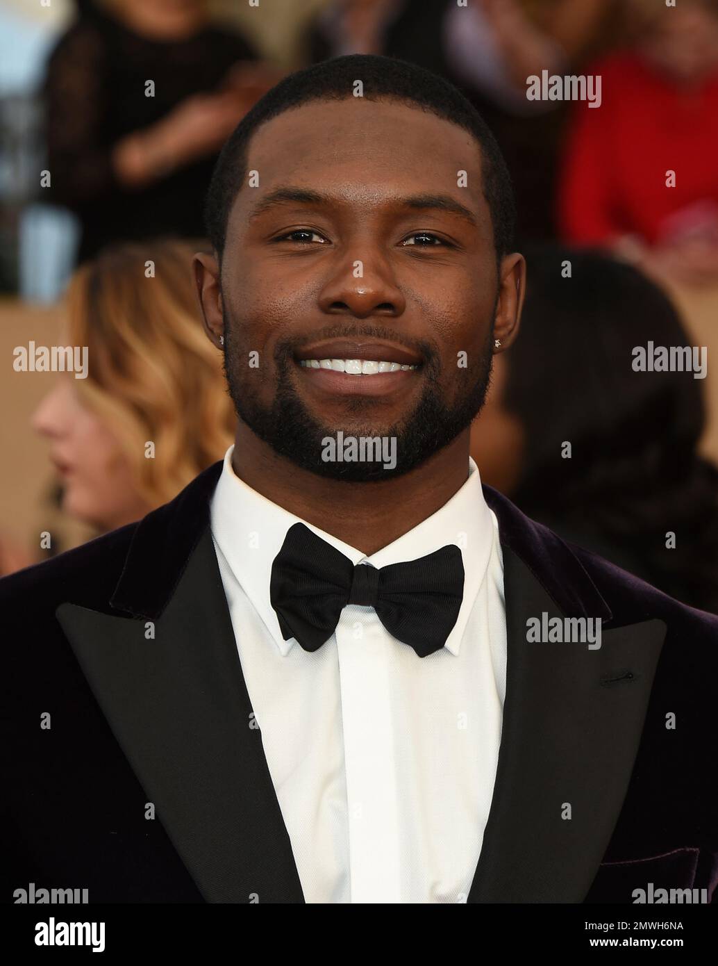 Trevante Rhodes arrives at the 23rd annual Screen Actors Guild Awards ...