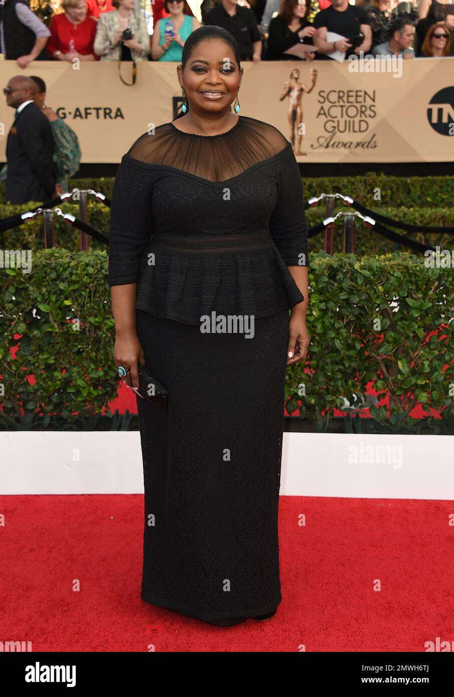 Octavia Spencer arrives at the 23rd annual Screen Actors Guild Awards ...