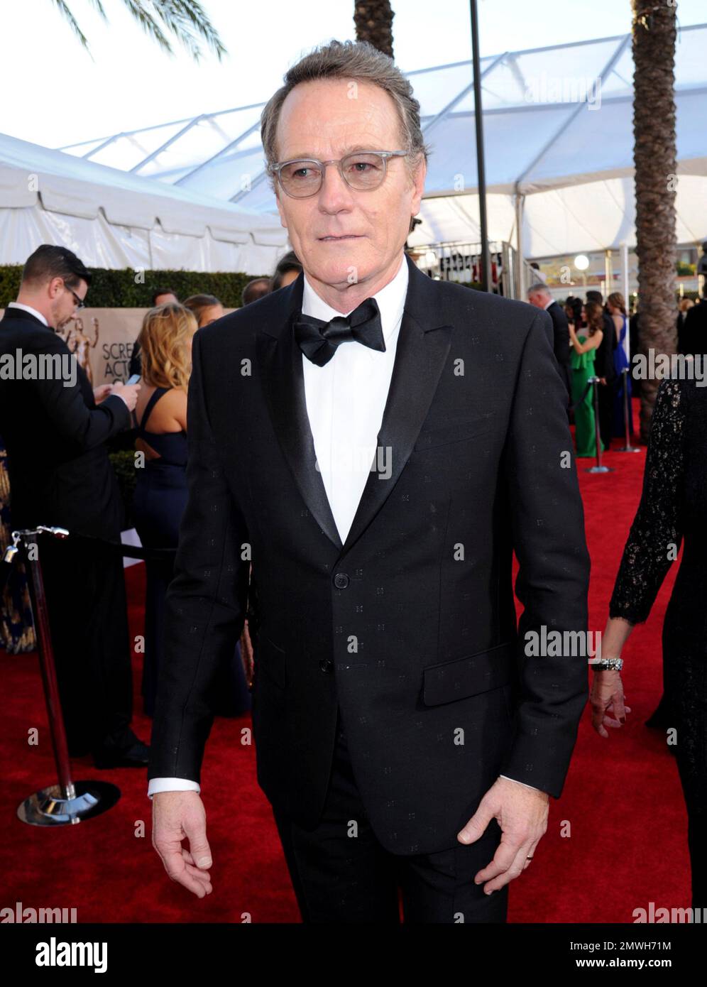 Bryan Cranston arrives at the 23rd annual Screen Actors Guild Awards at ...