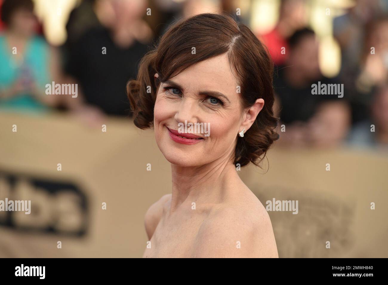 Elizabeth McGovern arrives at the 23rd annual Screen Actors Guild ...
