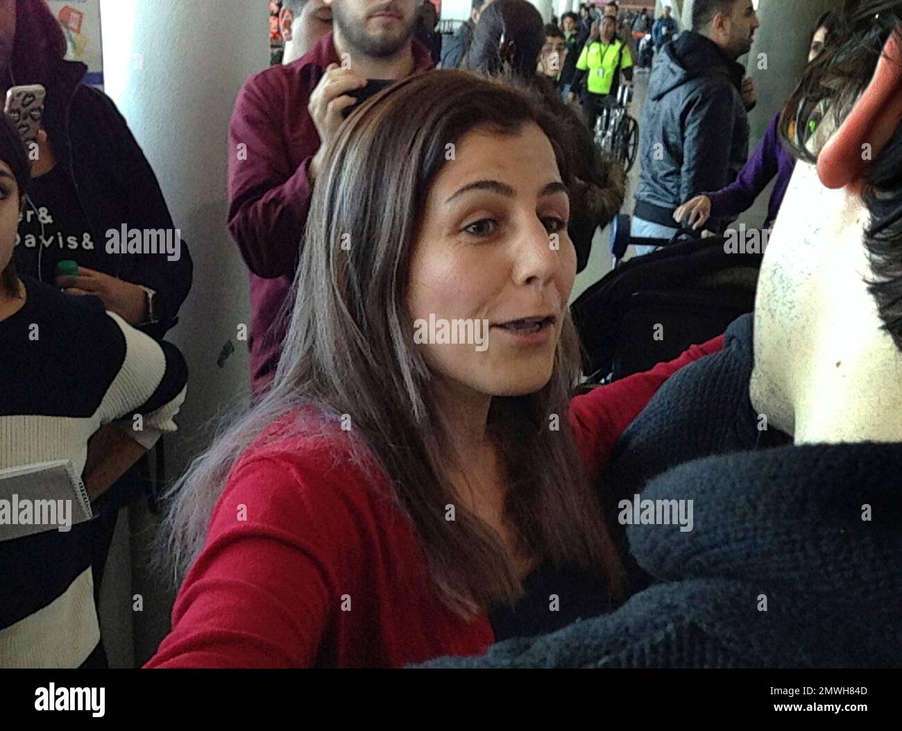 Vahideh Rasekhi, an Iranian doctoral student at Stony Brook University ...