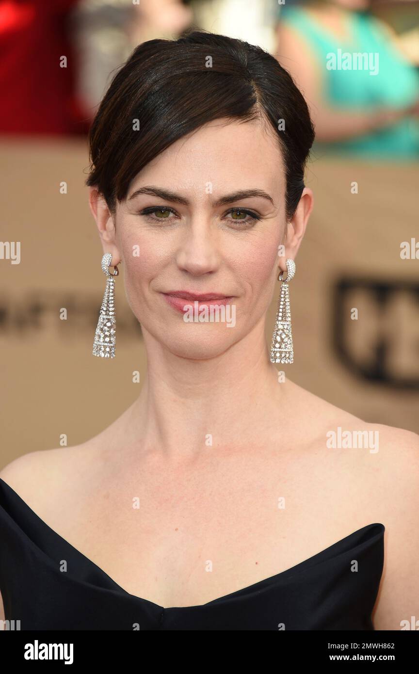 Maggie Siff arrives at the 23rd annual Screen Actors Guild Awards at ...