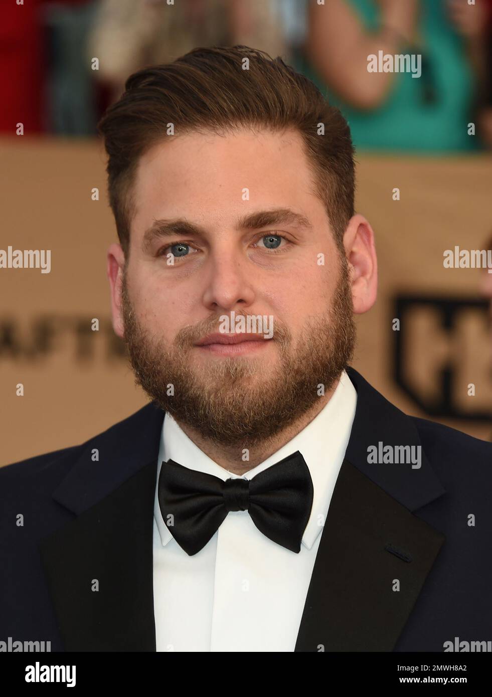 Jonah Hill arrives at the 23rd annual Screen Actors Guild Awards at the ...