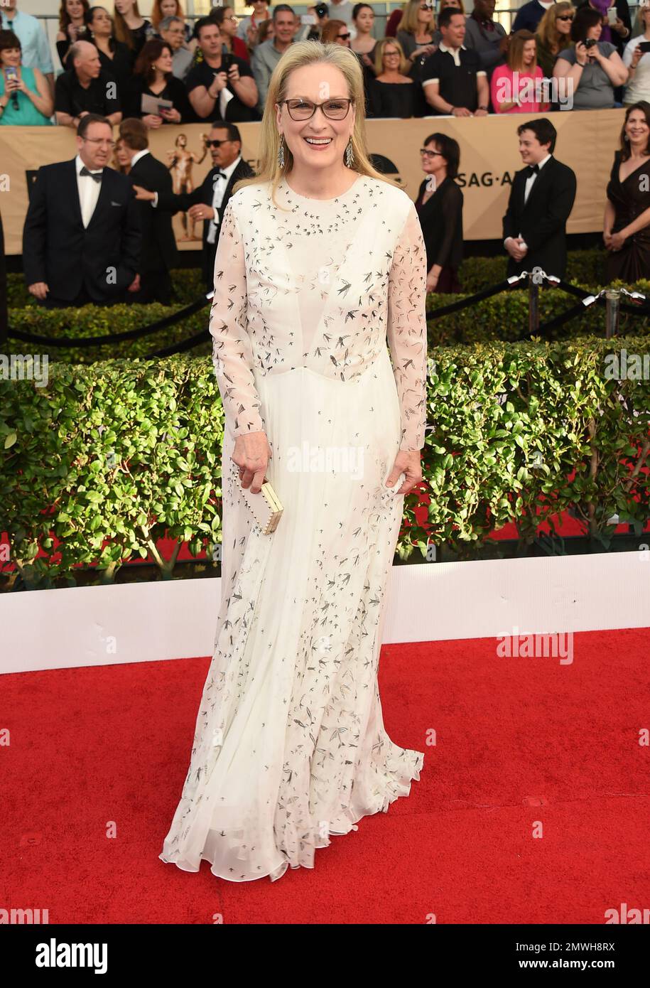 Meryl Streep arrives at the 23rd annual Screen Actors Guild Awards at ...
